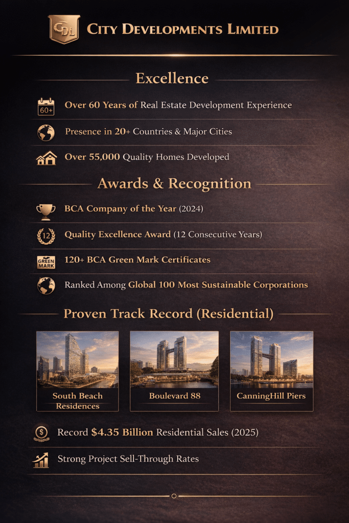 City Developments Limited: Developer Behind Lucerne Grand